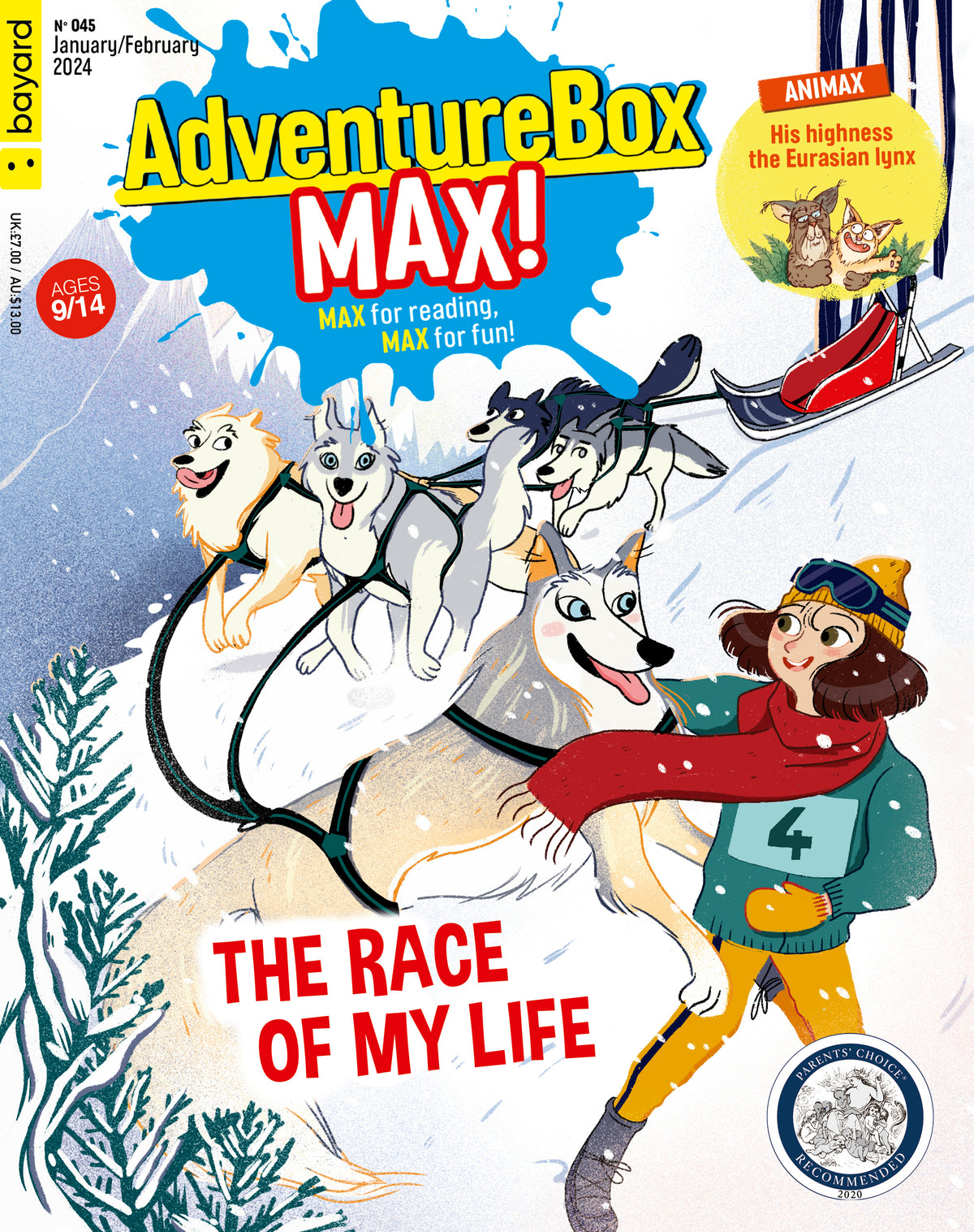 AdventureBox MAX! Age 9-14 — Bayard Magazines